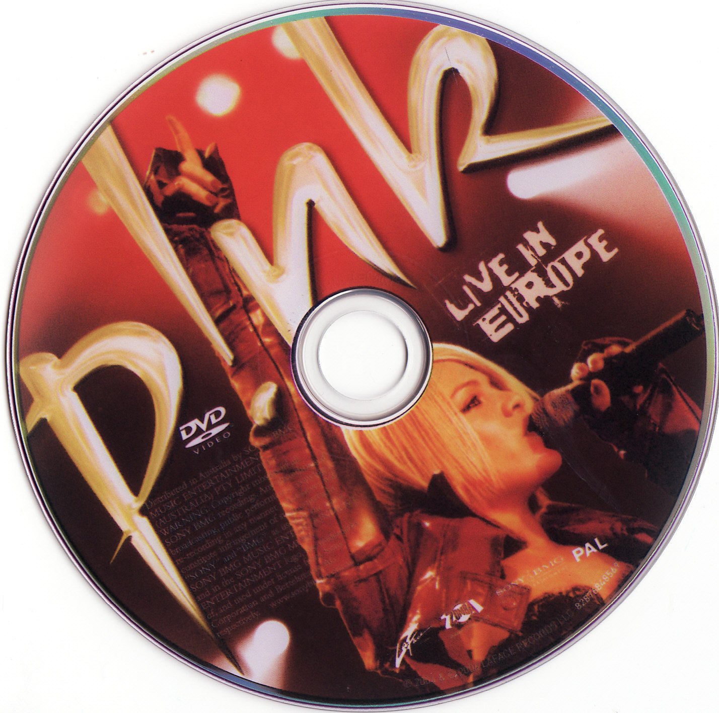 Pink Live In Europe : DVD | DVD Covers | Cover Century | Over 1.000.000 ...
